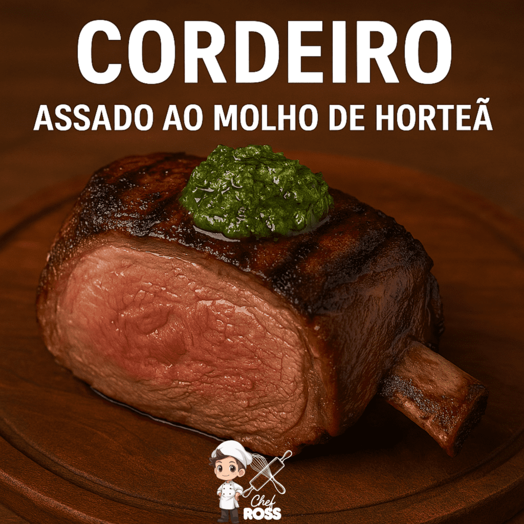 Cordeiro Assado ao Molho de Hortelã: Sabor Sofisticado com Toque ...